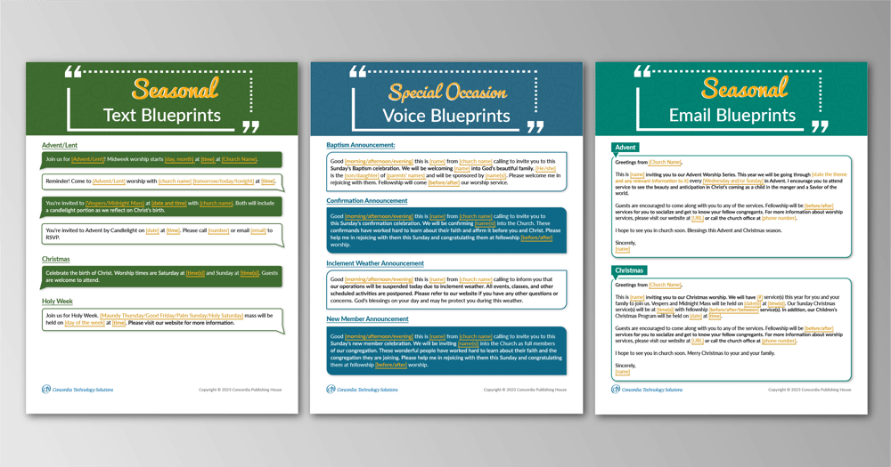 Boost Your Congregation's Engagement With Communication Blueprints